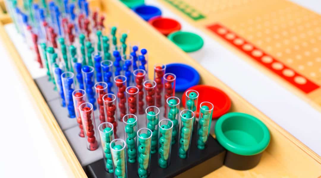 Montessori Long Division: How to Use Racks and Tubes (+ Sample Question ...