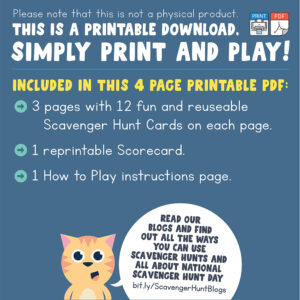 The Best Neighborhood Walk Scavenger Hunt + 13 Ways to Play - That's So ...