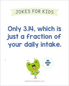 45 Pi Day Jokes Guaranteed to Get Students Laughing - That's So Montessori