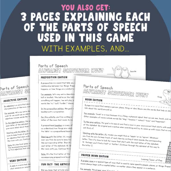 21 Creative Parts Of Speech Activities Your Students Will Love - That's ...