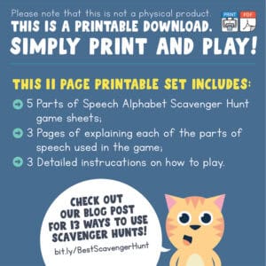 21 Creative Parts Of Speech Activities Your Students Will Love - That's ...