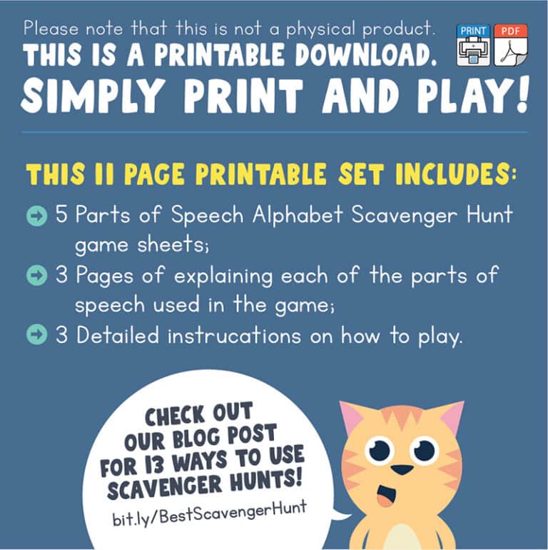 21 Creative Parts Of Speech Activities Your Students Will Love - That's ...